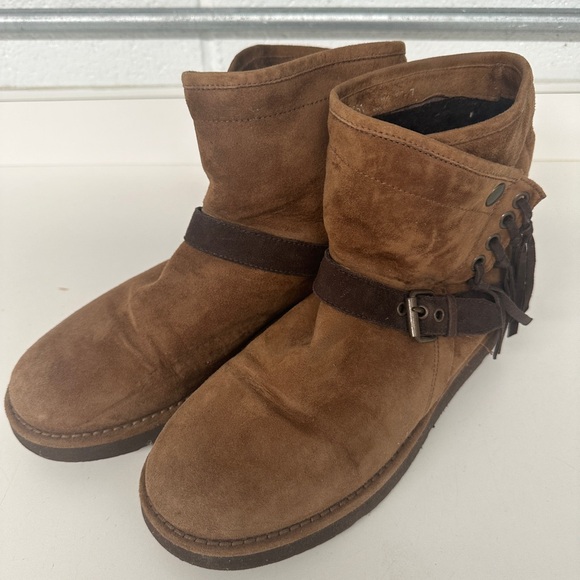 UGG | Shoes | Ugg Luxe Collection Italy Karisa Bruno Brown Suede ...